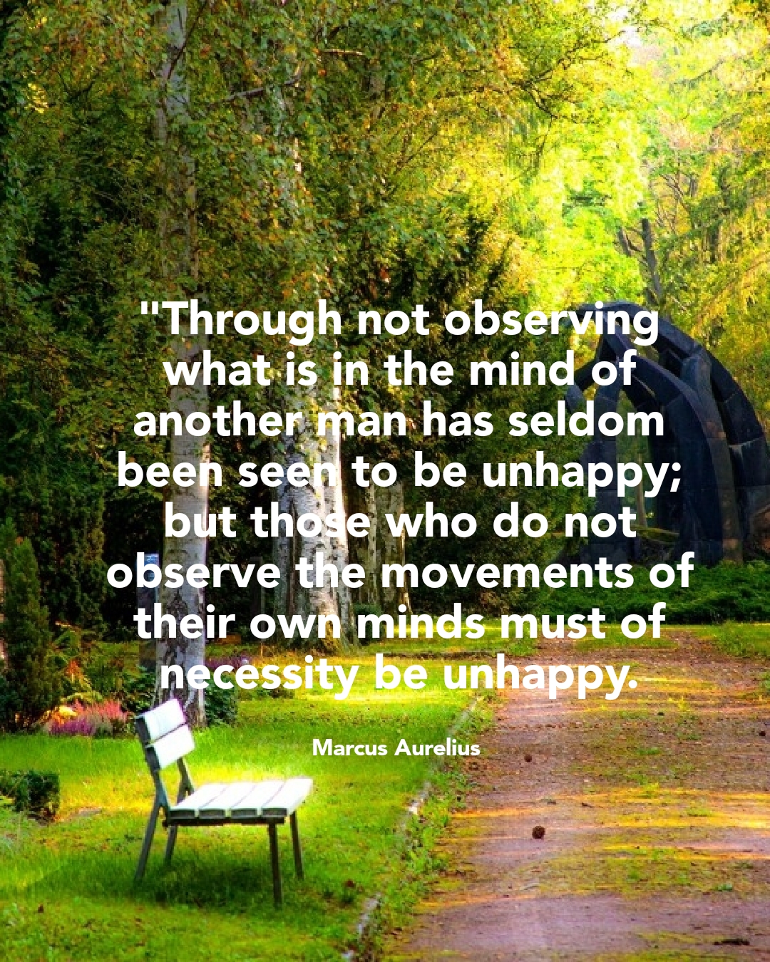 Observe your own mind – Joseph Sacco – The Stoic Buddhist